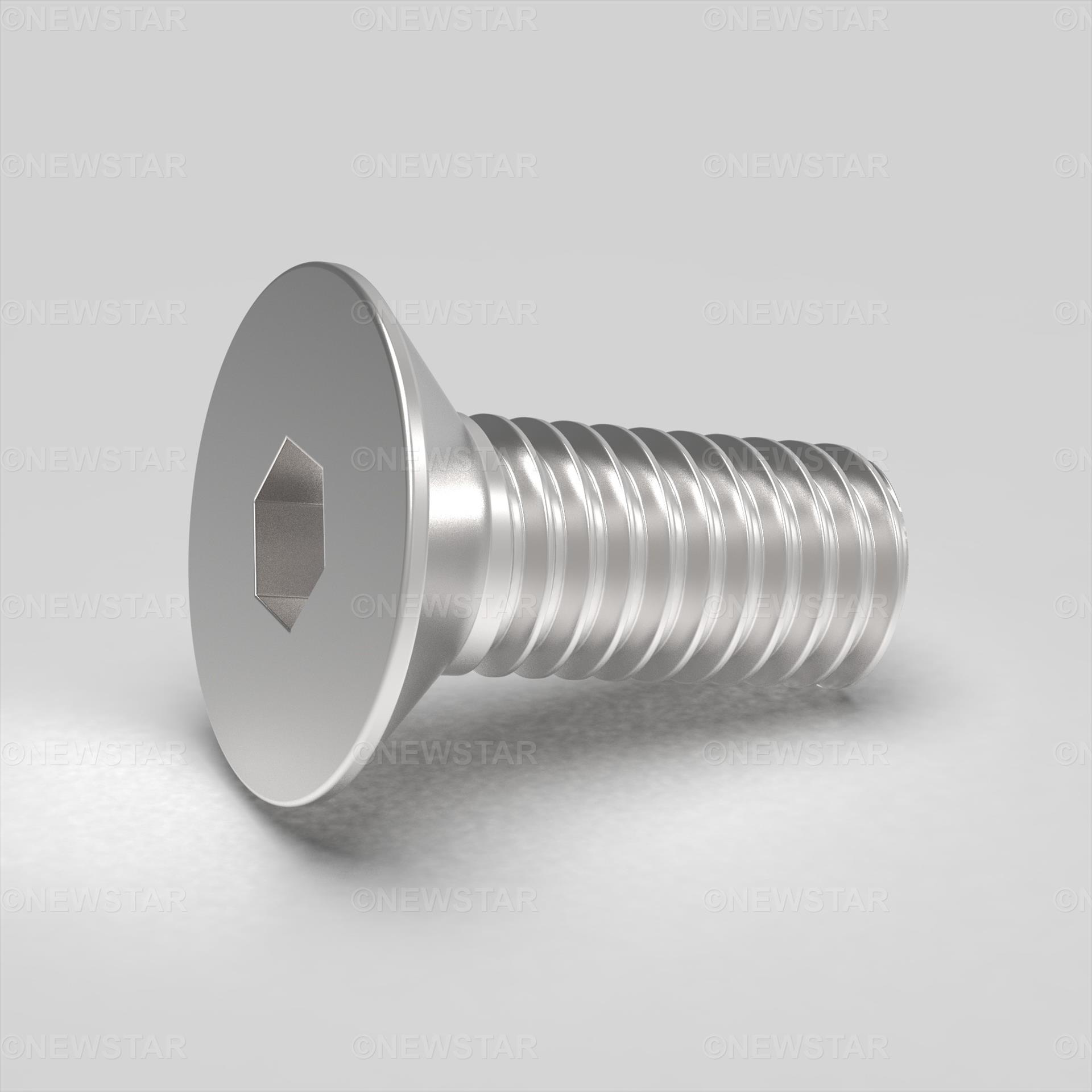 M2 5 X 5 Socket Countersunk DIN 7991 Steel 10 9 Self Finish Newstar M2 5 X 5 Socket Countersunk DIN 7991 Steel 10 9 Self Finish Newstar